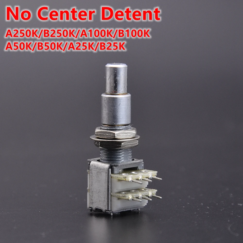 Alpha Stacked Dual Concentric Potentiometer(POT) No Center Detent 250k ...