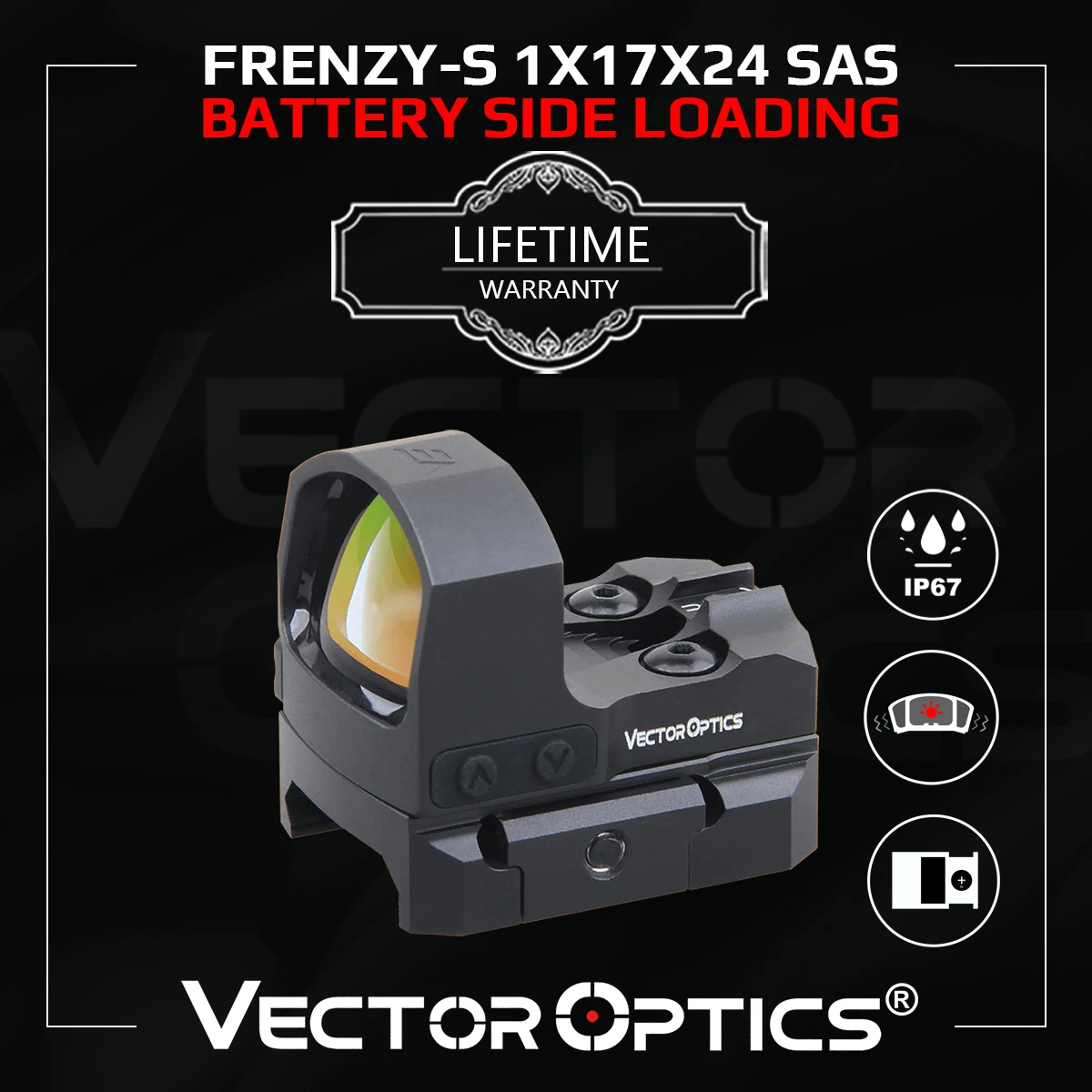 Red Dot 1x17x24 Vector Optics | Vector Red Dot Battery Side | Frenzy-s ...