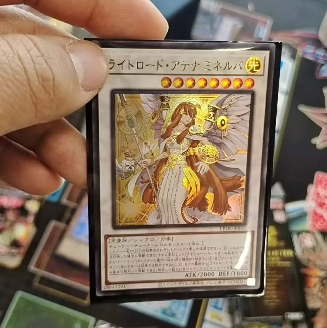 Duel-Monsters-Yugioh-Konami-LEDE-JP043-Minerva-Lightsworn-Athena-Ultra ...