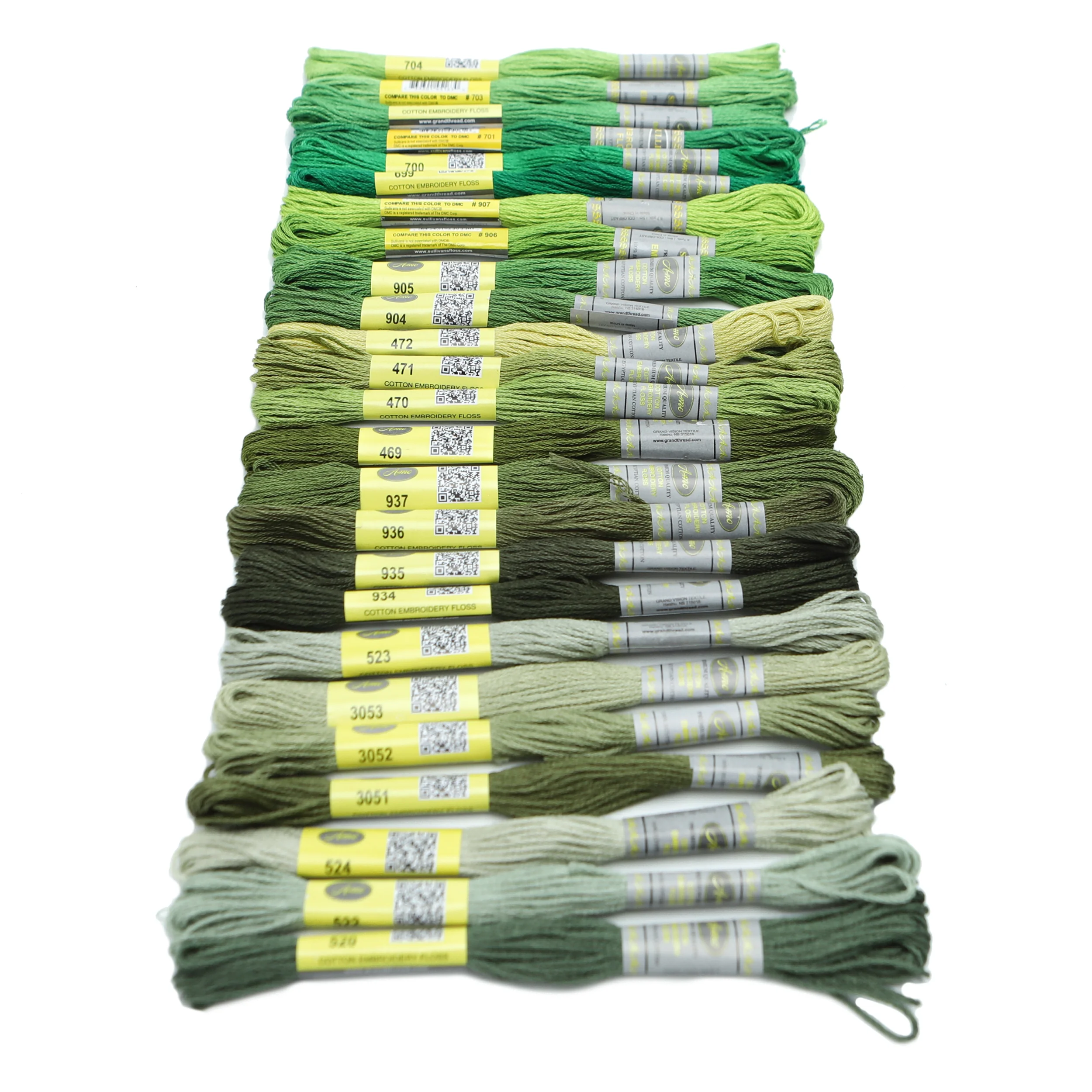 11Th-DMC-Chart-Column-12-Skeins-8-Meters-Mercerized-Egyptian-Cotton ...