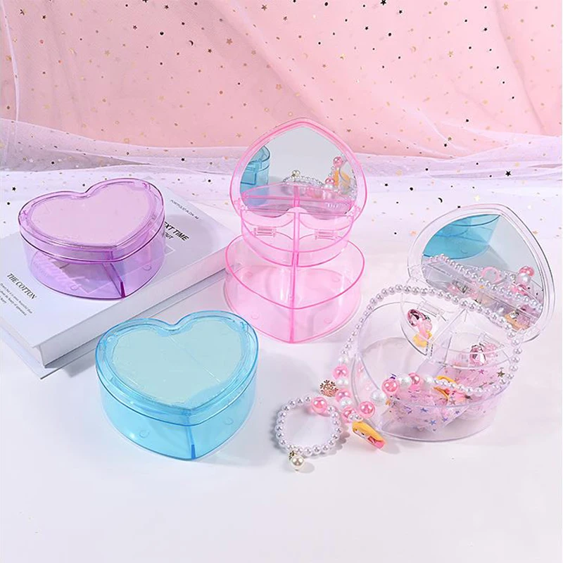 Love-Heart-Shaped-Storage-Box-Jewelry-Accessory-Makeup-Office-Desktop ...