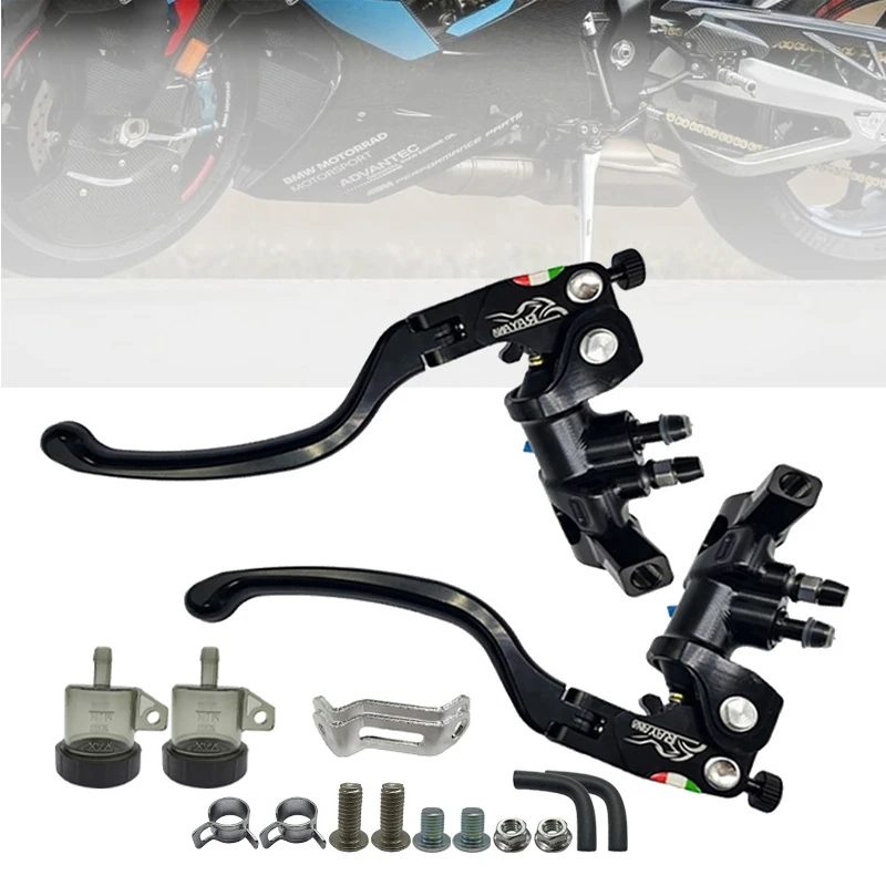 22mm Universal Motorcycle Aluminum Hydraulic Brake Handle Direct Push ...