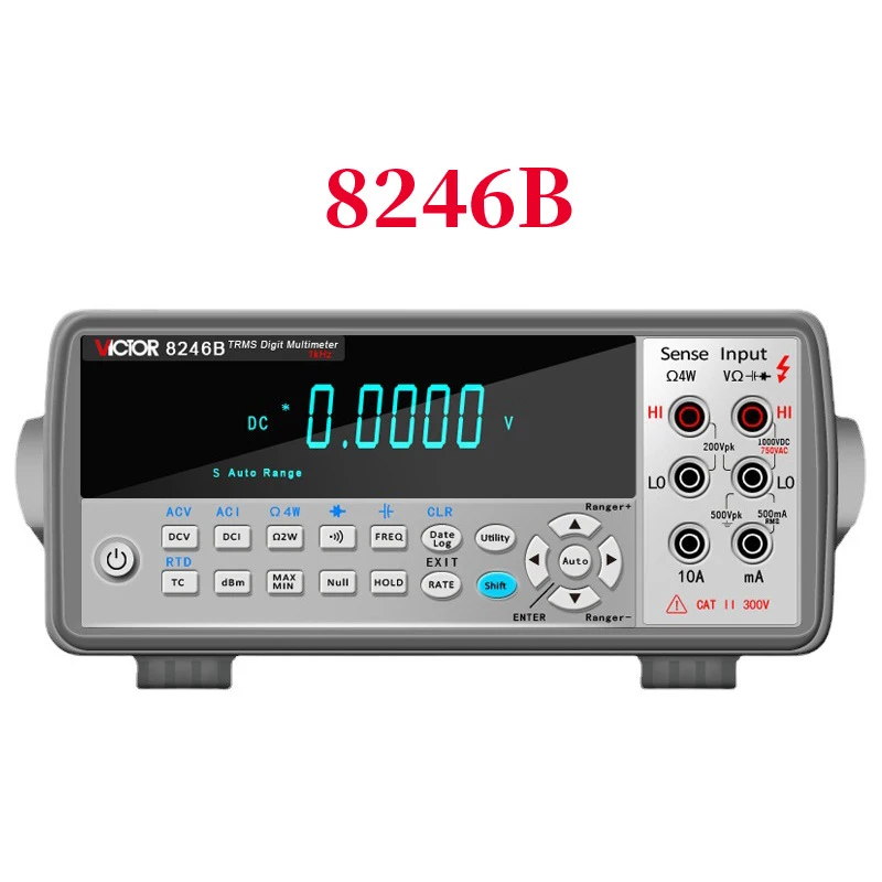 VC8246B Desktop Digital Multimeter 4-1/2 Bit VFD Display Autoranging ...