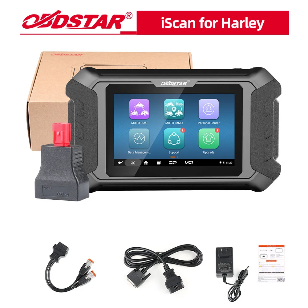 OBDSTAR iScan for Harley Motorcycle Diagnostic Scanner Support Sevice Light Reset & Key ...