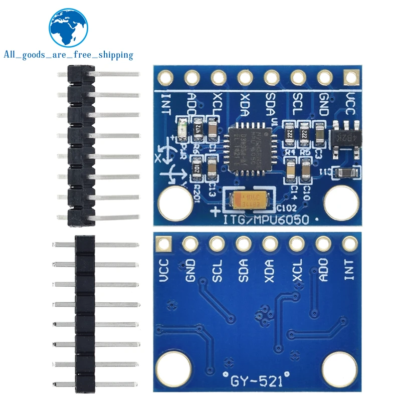 TZT-sensores-girosc-picos-anal-gicos-de-3-ejes-GY-521-MPU6050-m-dulo ...