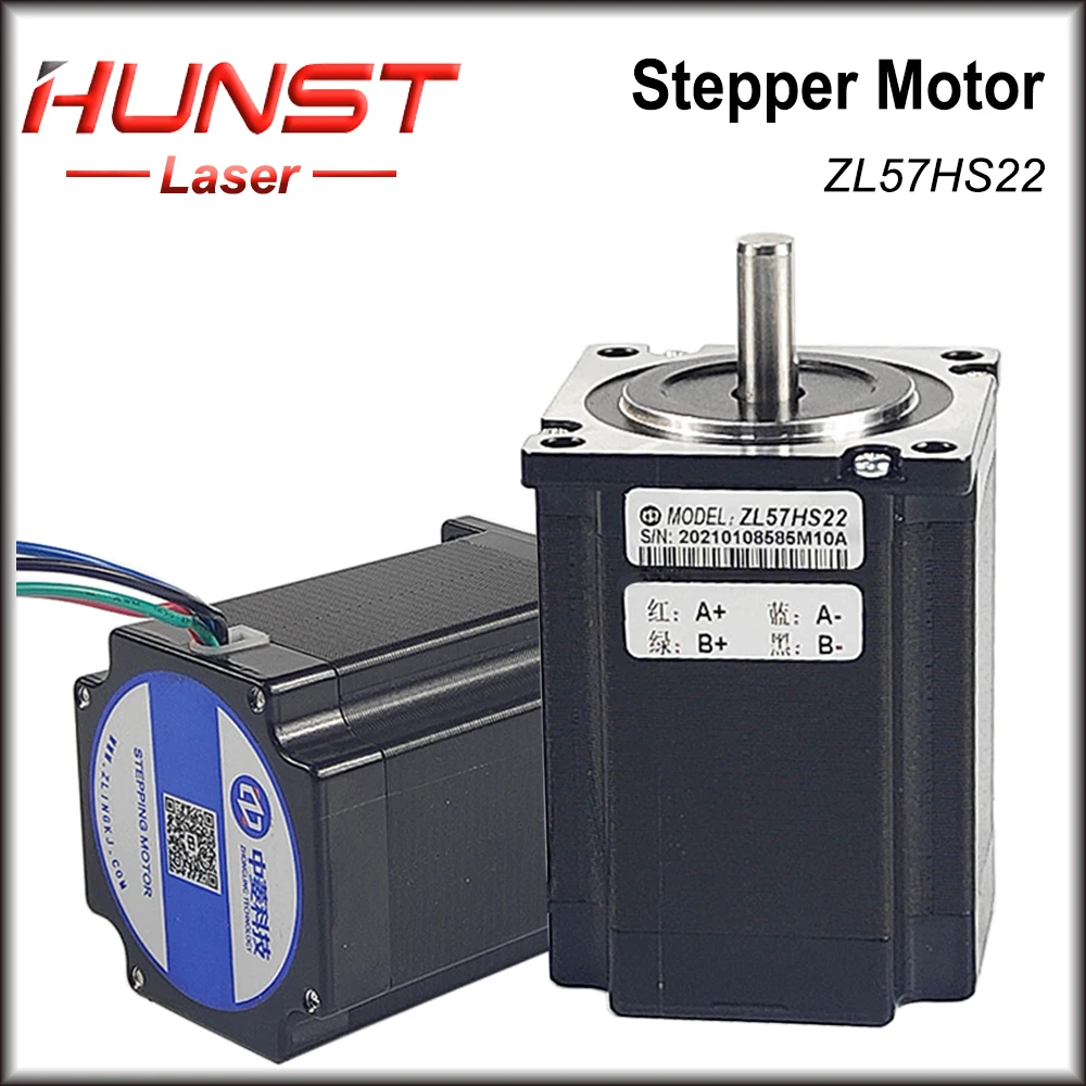 HUNST-2-Phase-Open-Loop-Stepper-Motor-ZL57HS22-8-5A-Length-76-5mm-Shaft ...