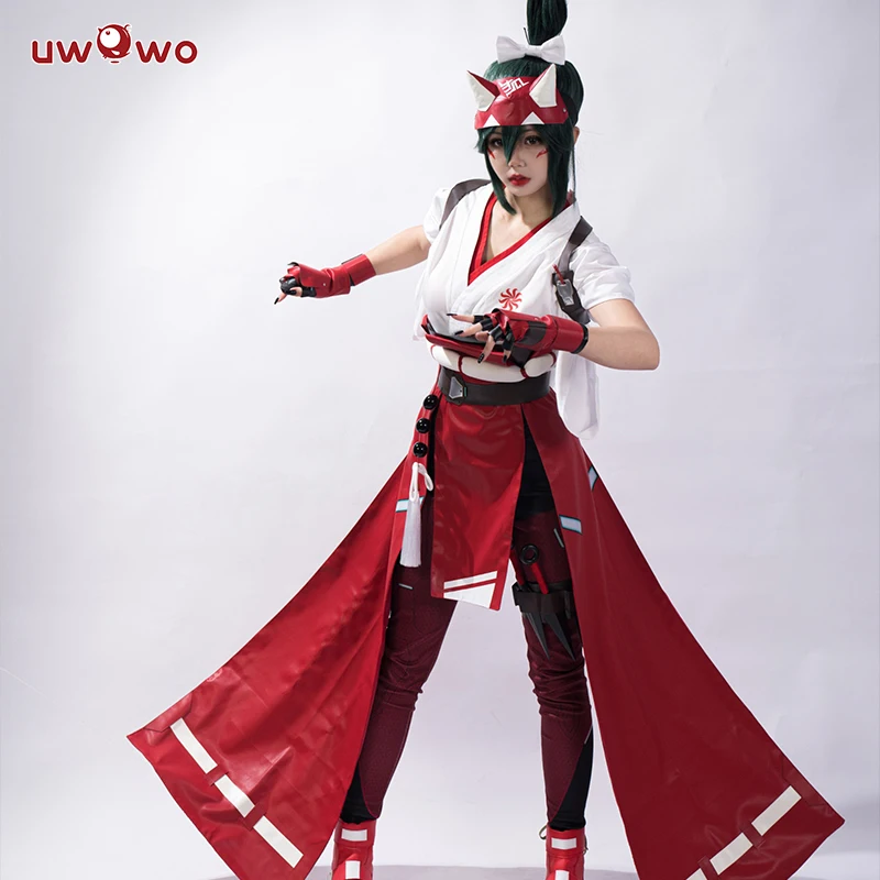 UWOWO Game Cosplay Kiriko Costume Full Set Role Play Outfit Figure Cosplay