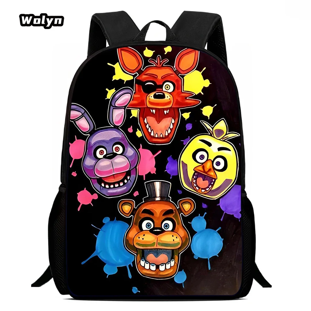 Anime-F-Five-N-Nights-at-F-Freddys-FNAF-School-Backpack-Cartoon-School ...