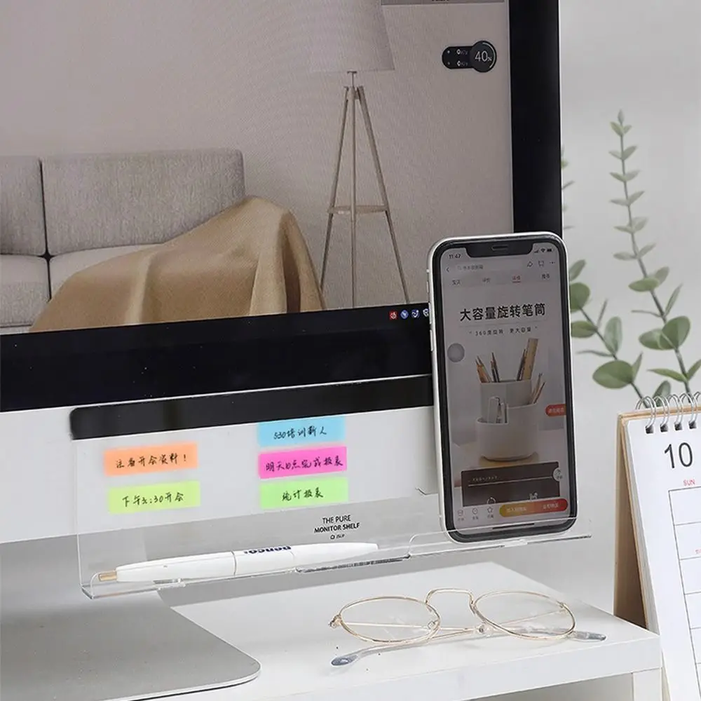 Desktop-Storage-Monitor-Message-Memo-Board-Multifunctional-Desk ...