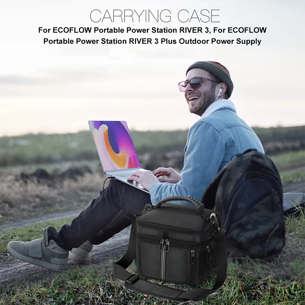 Carrying Case Portable Power Station Bag Dustproof Storage Case Travel ...