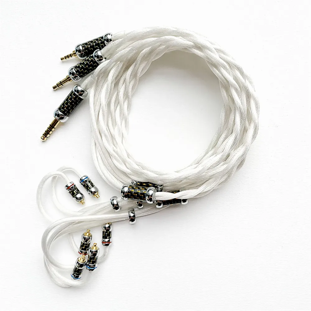FENGRU-Ice-Snow-Two-Twisted-Pair-Single-Crystal-Copper-Coaxial-Chield ...