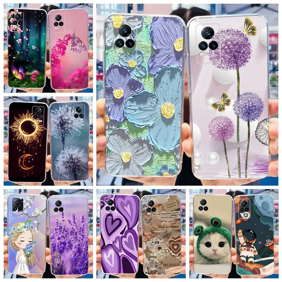 For-Vivo-Y73-Case-V2059-V2146-New-Fashion-Painted-Cover-Clear-Silicone ...