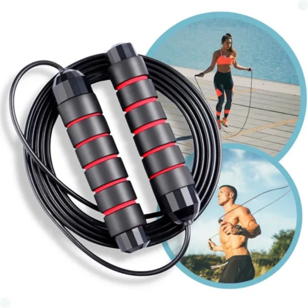 Adjustable-Skipping-Rope-with-Iron-Bar-Rapid-Speed-Tangle-Free-Gym ...