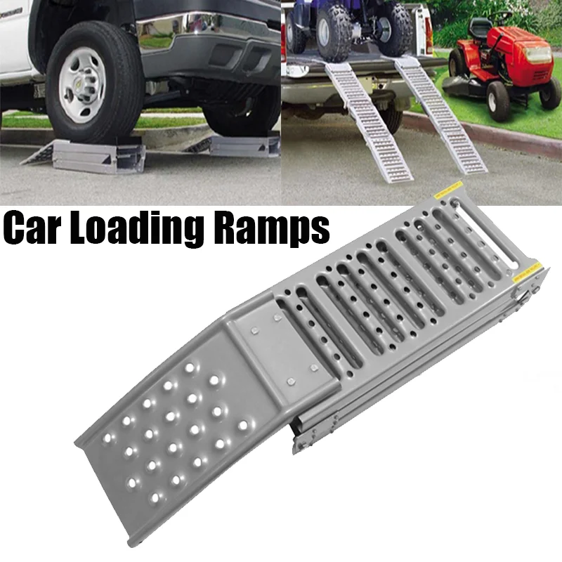 Heavy Duty Car Loading Ramps, Multifunction Long Steel Folding ...