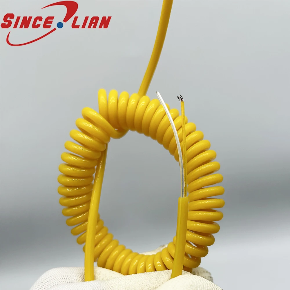 Two core Spring Wire Slingshot Line Spiral Wire 2 Pin 0.15MM2 Connector ...