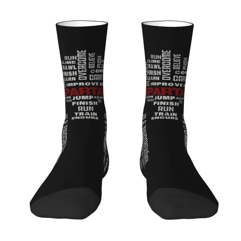 Spartan-Race-Helmet-Men-Women-Crew-Socks-Unisex-Fun-Sparta-Spirit ...