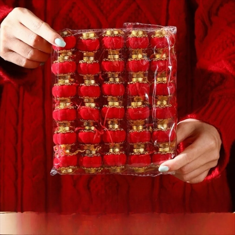 Waterproof Lantern Red Color Small Size Hanging Decoration Material ...