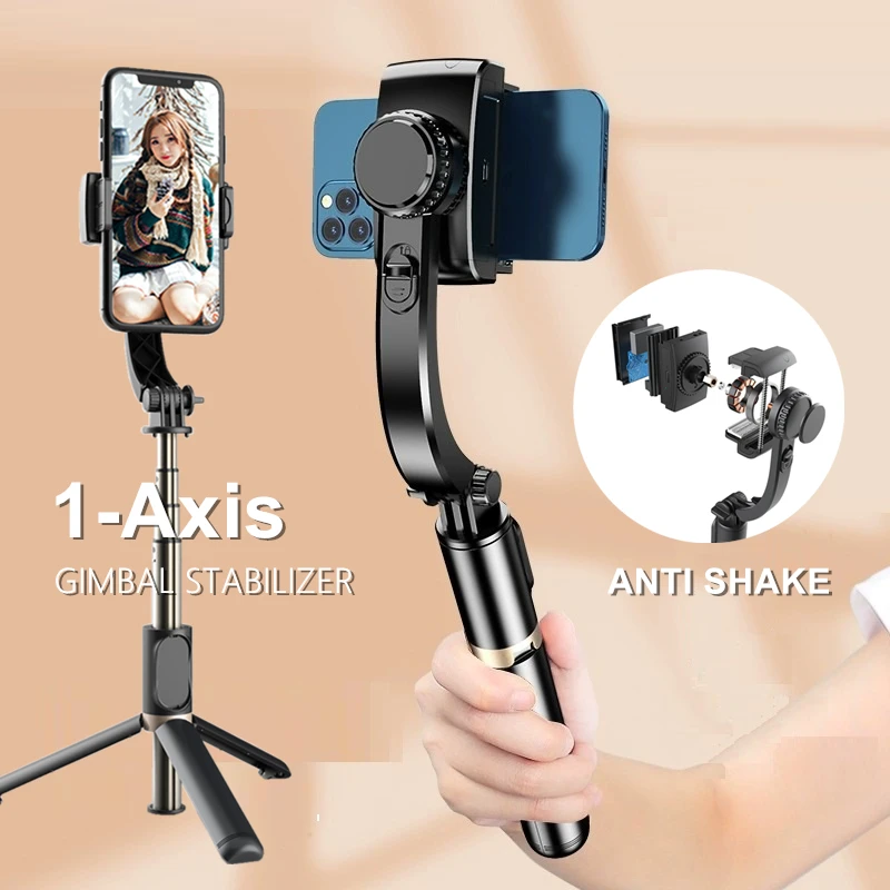 Wireless-Anti-Shake-1-Axis-Gimbal-Smartphone-Stabilizer-Tripod ...