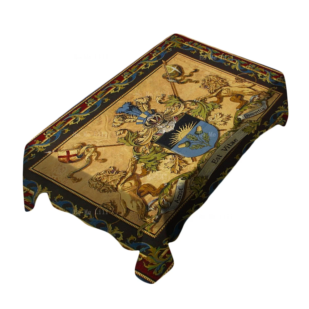 Medieval Decoration Table | Medieval Tablecloth | Acorn Table Cloth ...