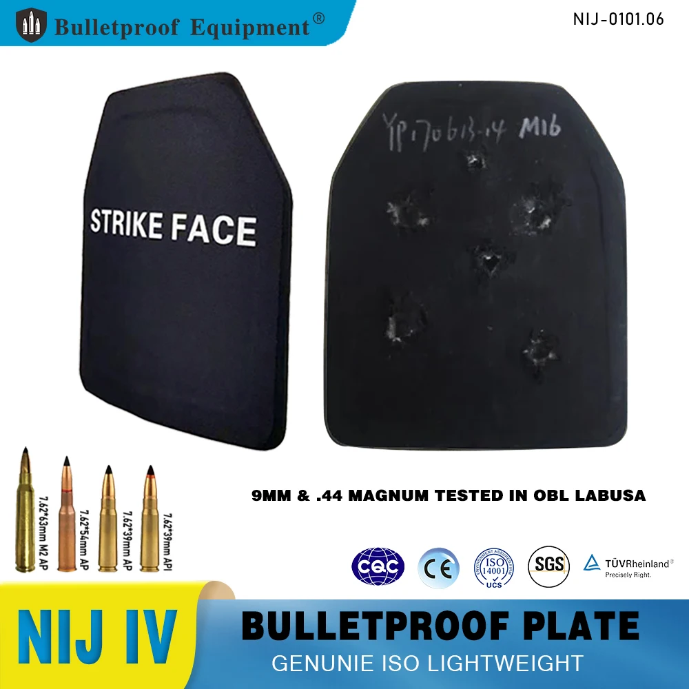 NIJ IV ICW Military Ceramic Ballistic Plate Level 4 Ballistic Body ...