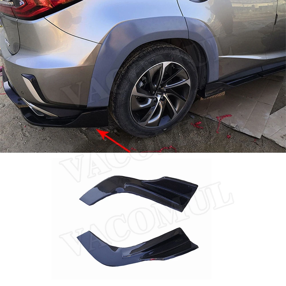 VACOMUL Carbon Fiber / FRP Rear Bumper Lip Splitters Flap Aprons ...
