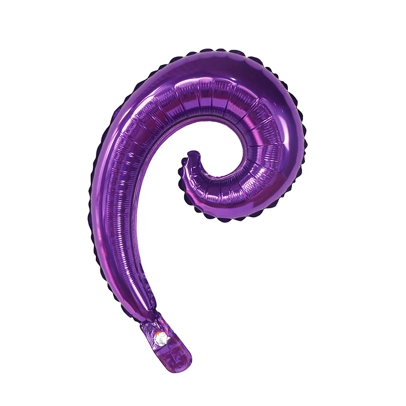 10 piezas de globos de aluminio con forma de espiral de Kurly ...