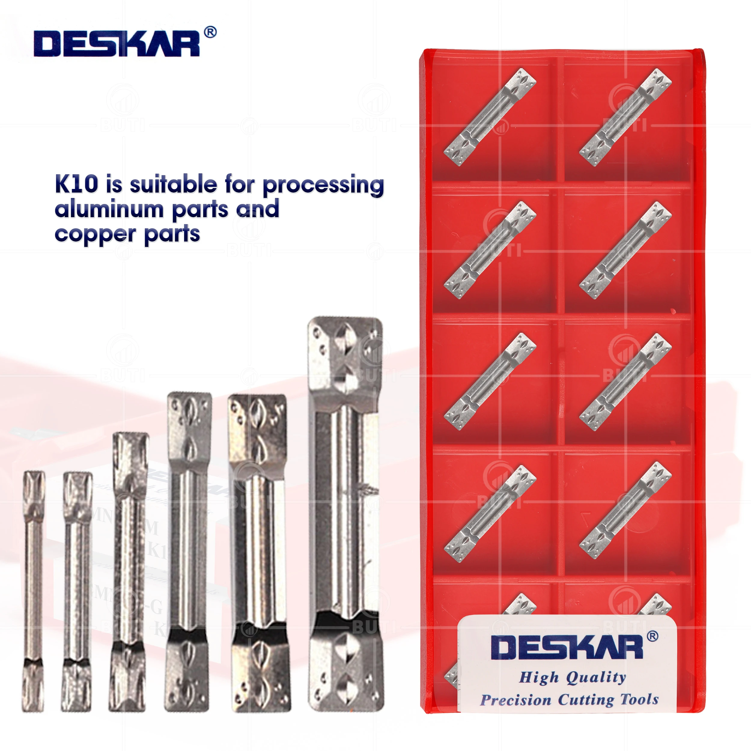 Deskar 100% Original Mgmn150 200 250-g 300 400-m 500-m K10 Cnc Grooving Turning Tool Carbide ...