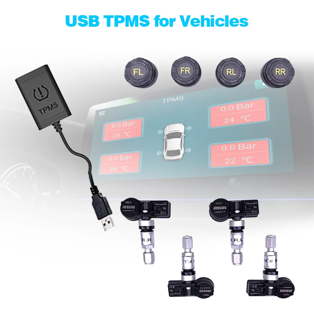 Digital-Electronic-TPMS-Tire-Pressure-Gauge-Monitoring-System-Manometer ...