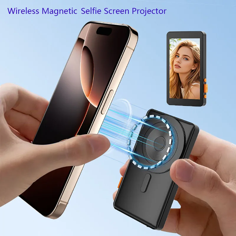Smartphone Magnetic Monitor Screen Wireless Phone Screen Projector ...