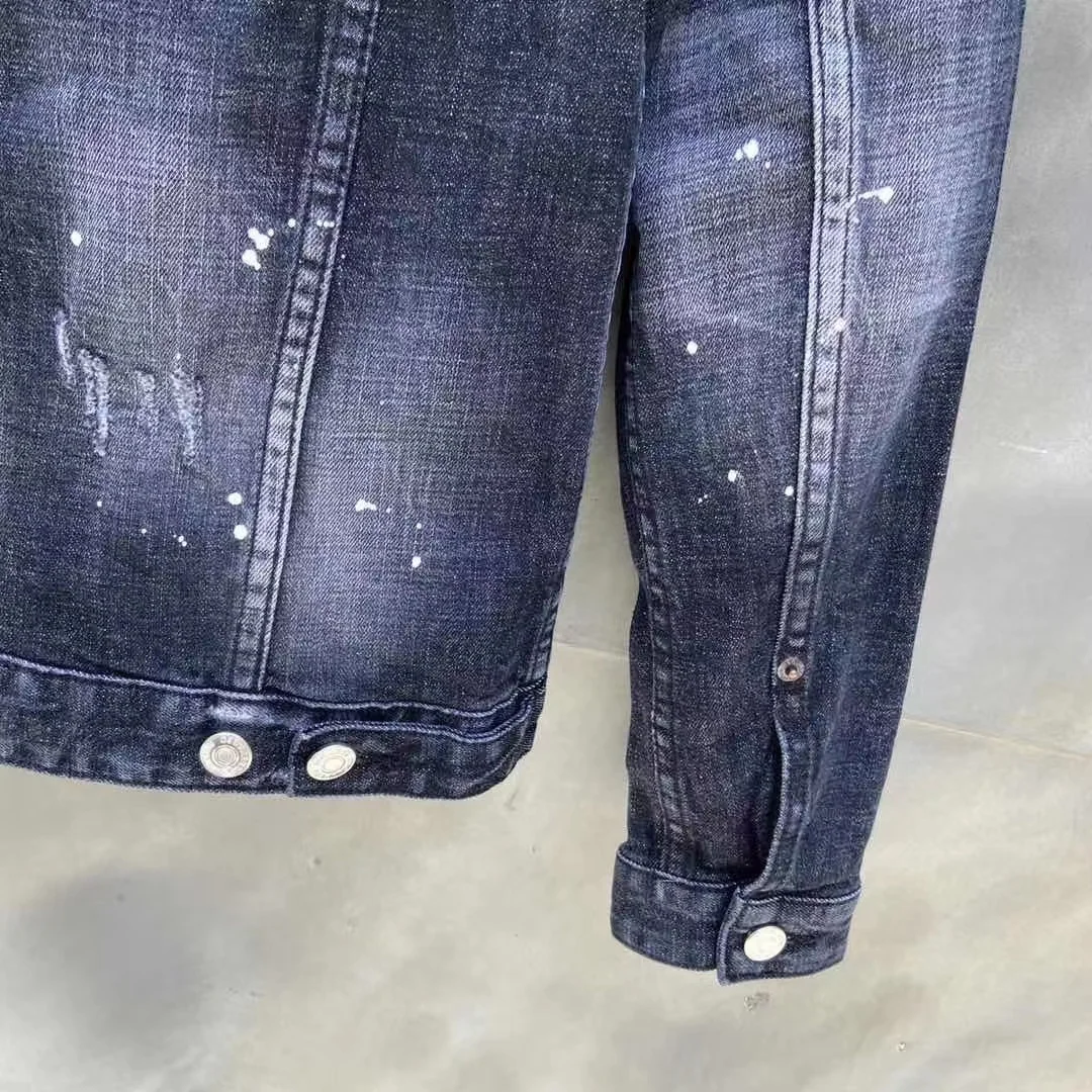 Рубашка Dsquared2, джинсовая куртка DSQ2, роскошная брендовая мужская ...