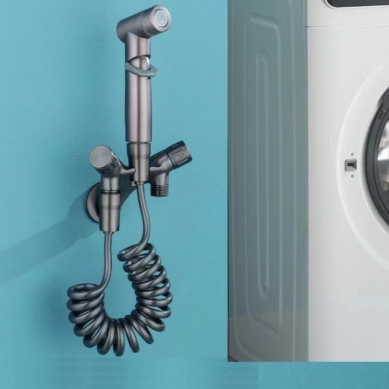 Hygienic-Shower-for-Bathroom-Toilet-Bidet-Shower-Head-Double-Outlet ...
