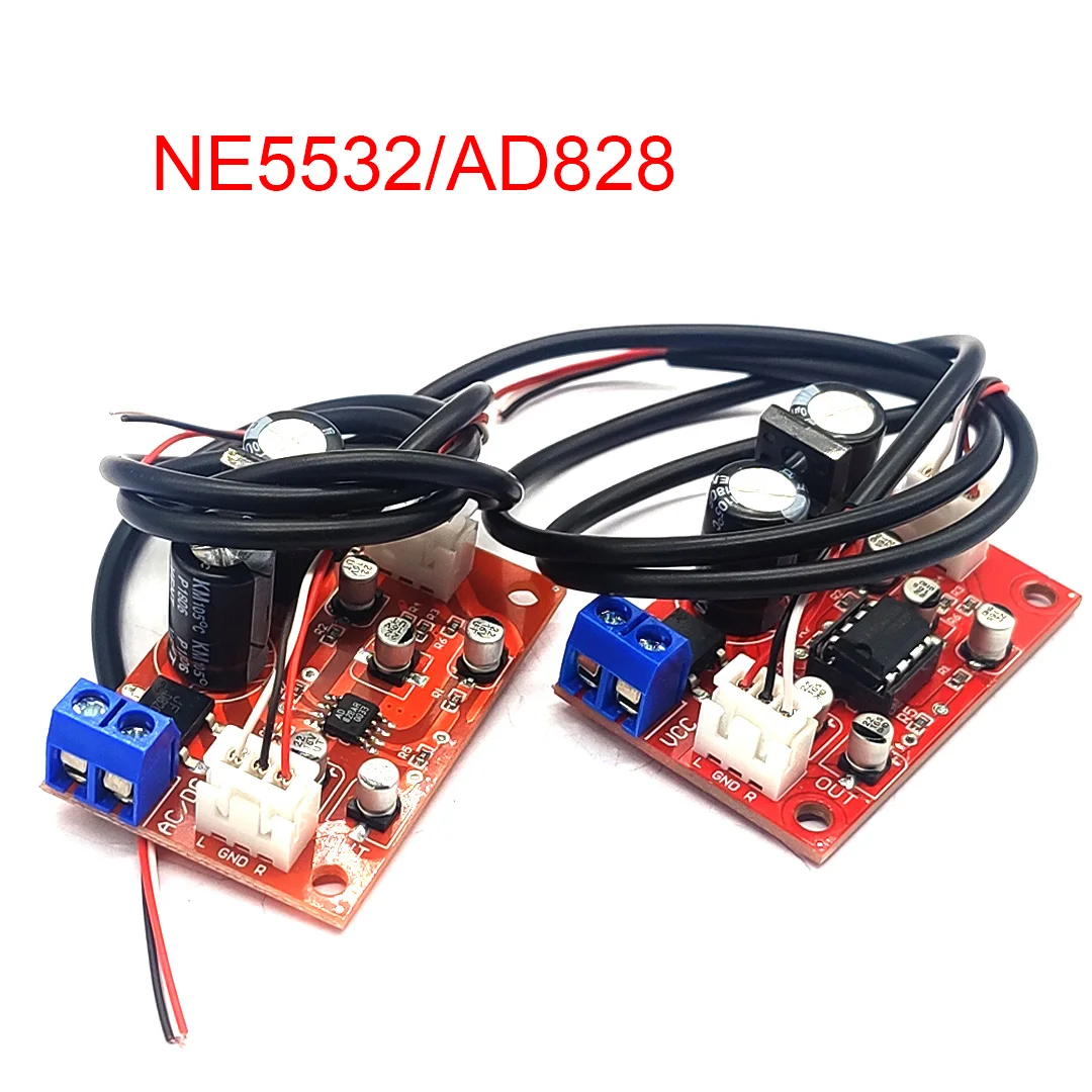 NE5532-AD828-Audio-OP-AMP-Moving-Coil-Microphone-Preamps-Pre-Amplifier ...