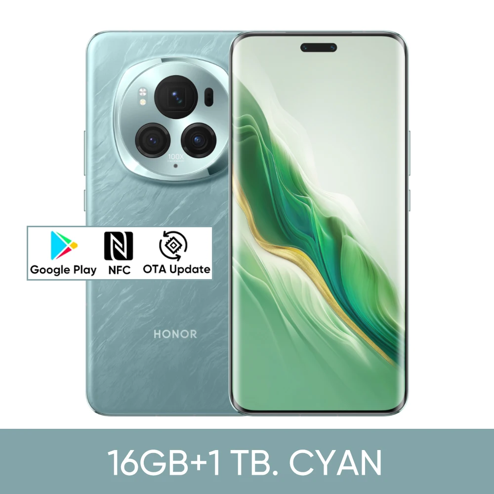 Teléfono inteligente HONOR Magic6 Magic 6 Pro Snapdragon 8 Gen3 Octa-Core acelerado Batería de ...