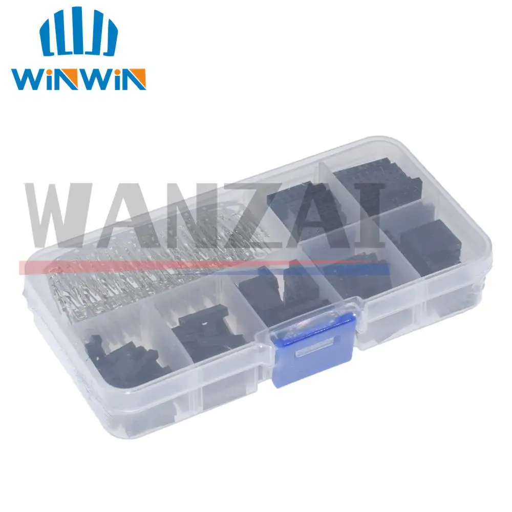 310pcs/A Set Dupont Wire Jumper Pin Header Connector Housing Kit Male ...