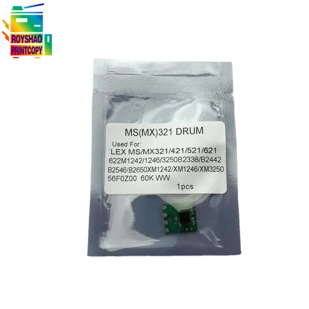 Chip-de-tambor-para-Lexmark-Chip-de-2-piezas-56F0Z00-MS621-MX321-MX421 ...