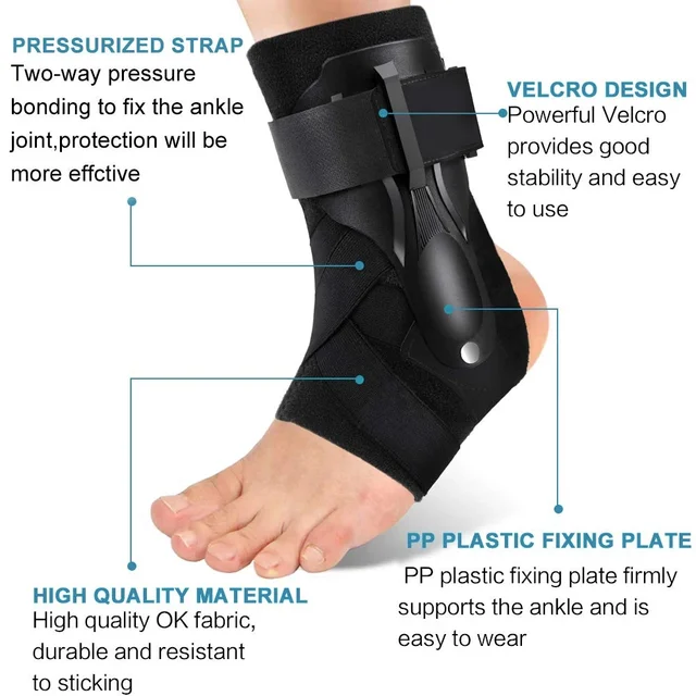 Ankle Support with Side Stabilizers - Sports Injury Supplies