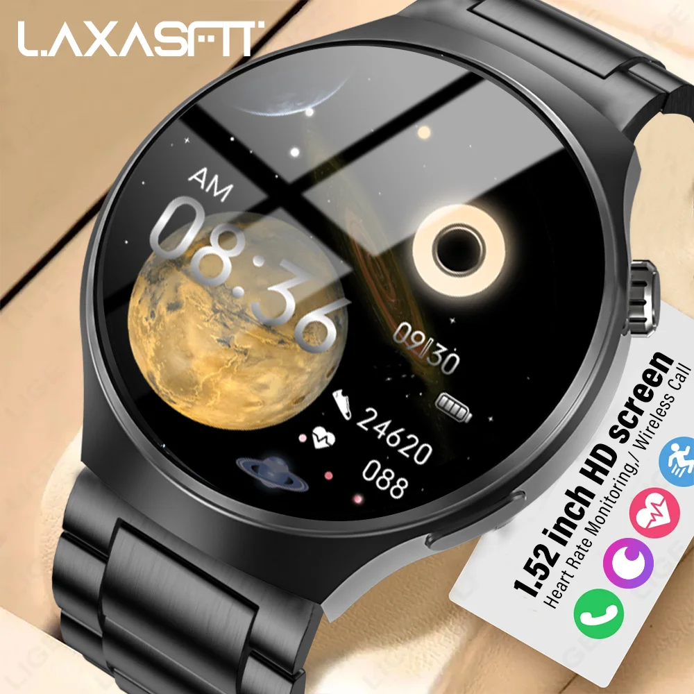 LAXASFIT 2024 New Smartwatch Heart Rate Health Monitor Bluetooth Call ...