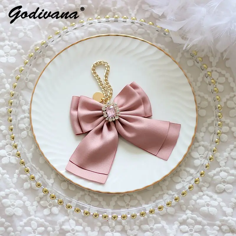 Japanese-Style-Lolita-Pearl-Gem-Rhinestone-Bow-Bag-Charms-Handmade ...