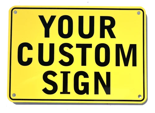 ''CUSTOM SIGN" YELLOW 10"X7" WITH YOUR MESSAGE, ALUMINIUM - AliExpress 15