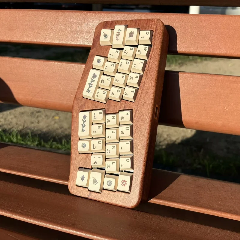 QAZ-Alice-Mechanical-Keyboard-Kit-Wooden-Wireless-Bluetooth-HotSwap ...