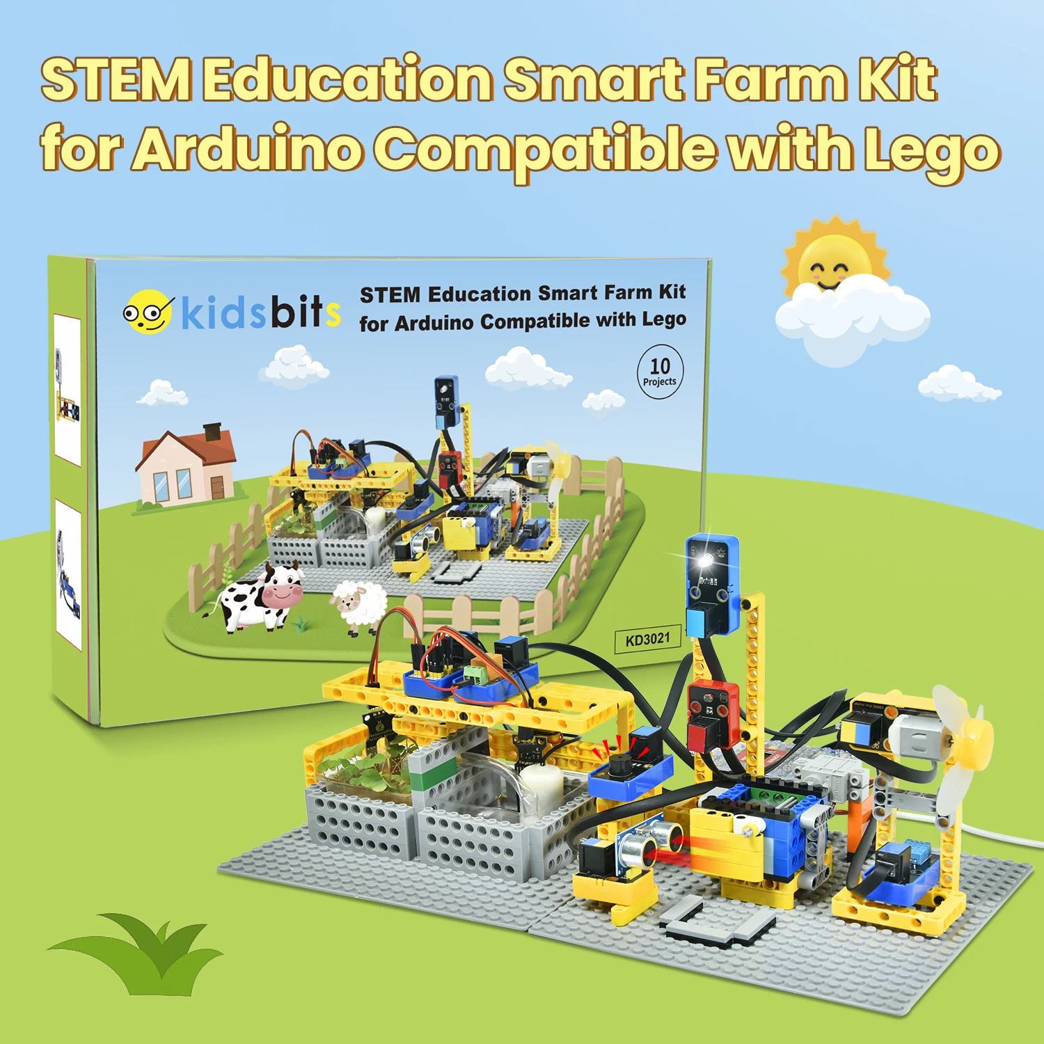Keyestudio-Kidsbits-ESP32-IOT-Smart-Farm-Kit-For-Arduino-Compatible ...