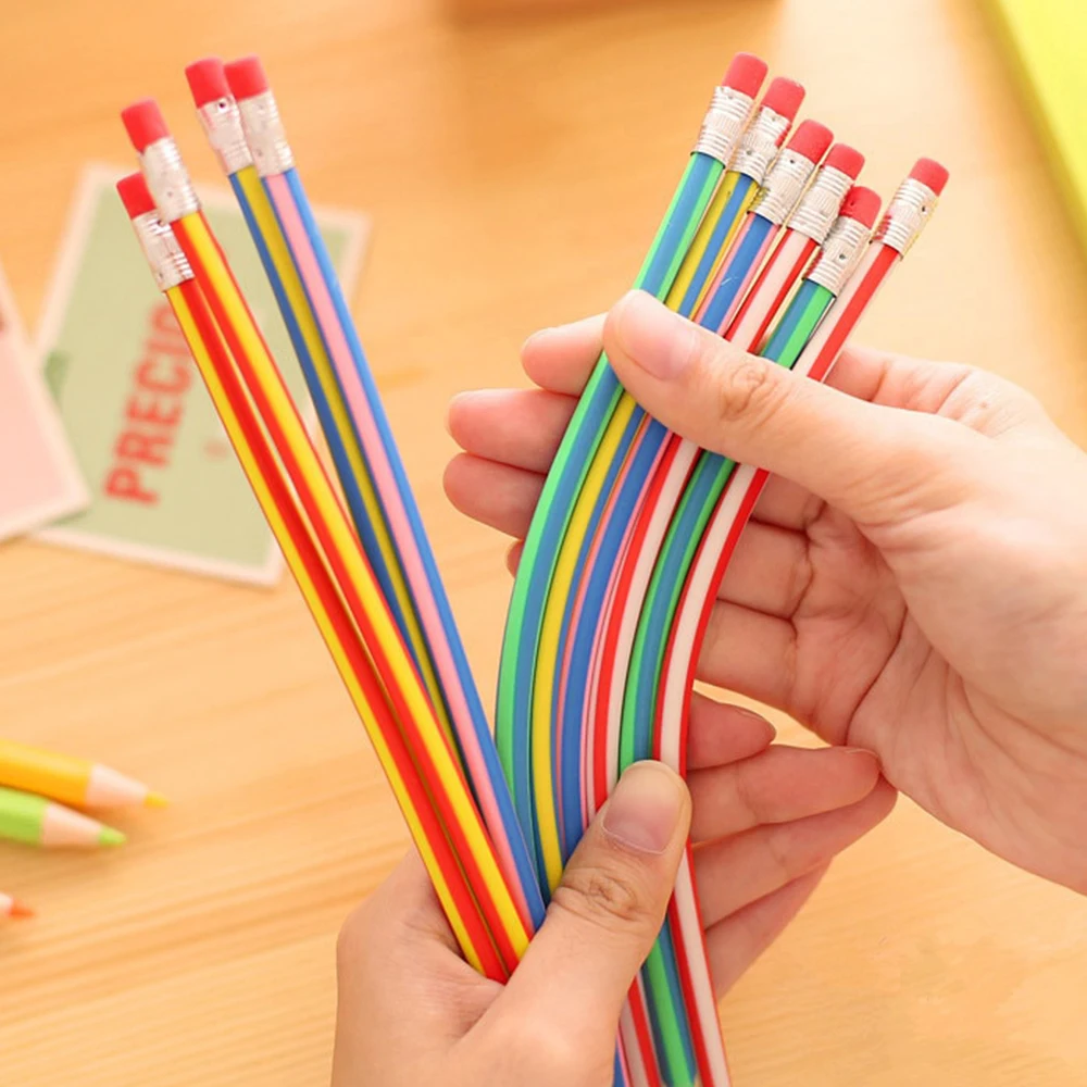 L-pis-flex-vel-com-borracha-para-crian-as-l-pis-de-grafite-para-escola ...