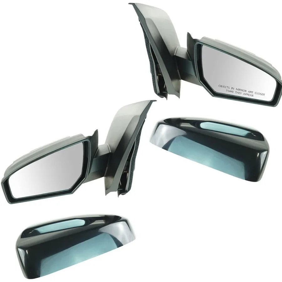 2 Piece Driver and Passenger Side Mirror Assembly Set with Electric ...