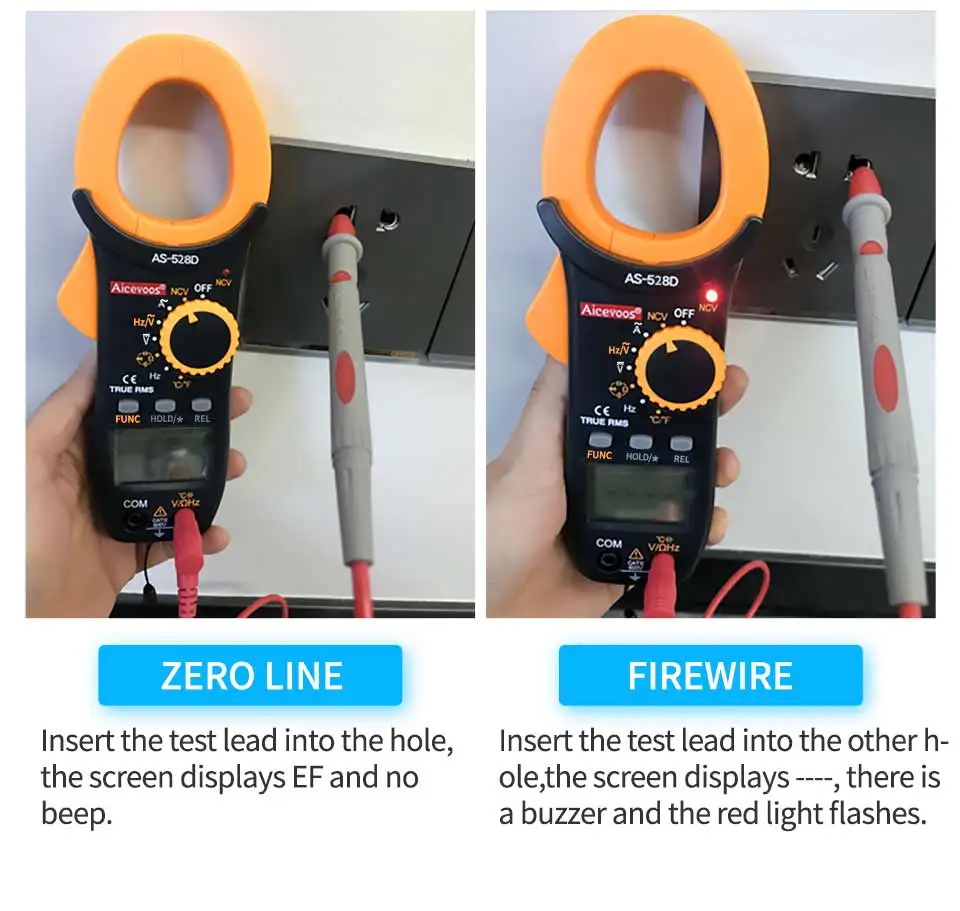 Aicevoos AS-528A/B/D Digital Clamp Meter