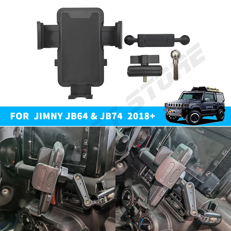 Jimny Accessories Phone Holder for Suzuki Jimny Gen 4 JB74 JB64 2019 ...