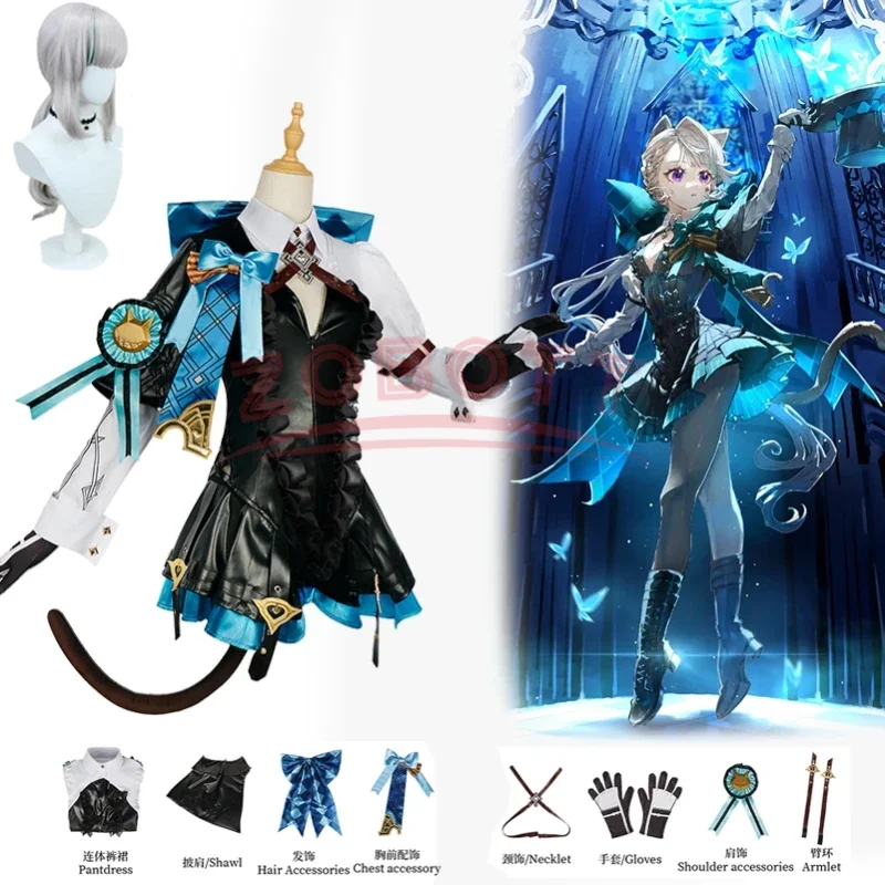 Lynette-cosplay-Wig-Full-Set-costume-Magician-Assistant-Carnival ...