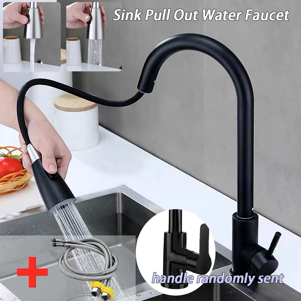 Puxe-a-torneira-da-pia-da-cozinha-misturador-quente-e-frio-torneira-do ...