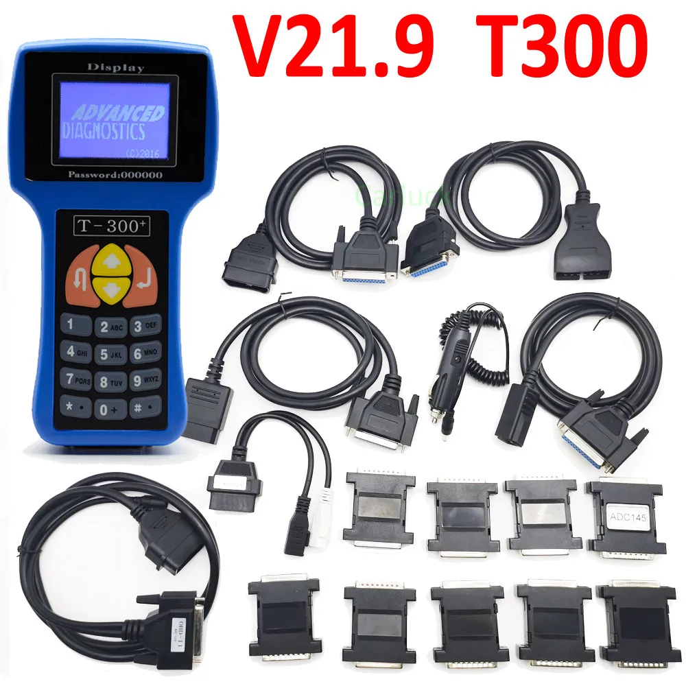 Best T300 Key Programmer English Spanish Optional T300 Auto Key Programmer V21.9 Car Key Maker ...