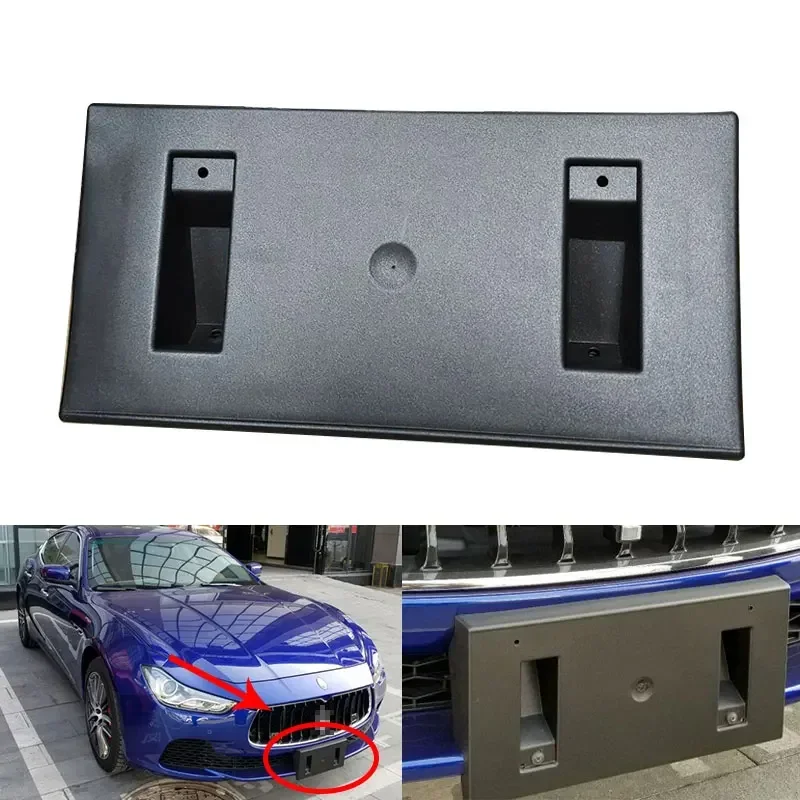 Car-Front-License-Plate-Frame-Registration-Holder-Bumper-Bracket-For ...