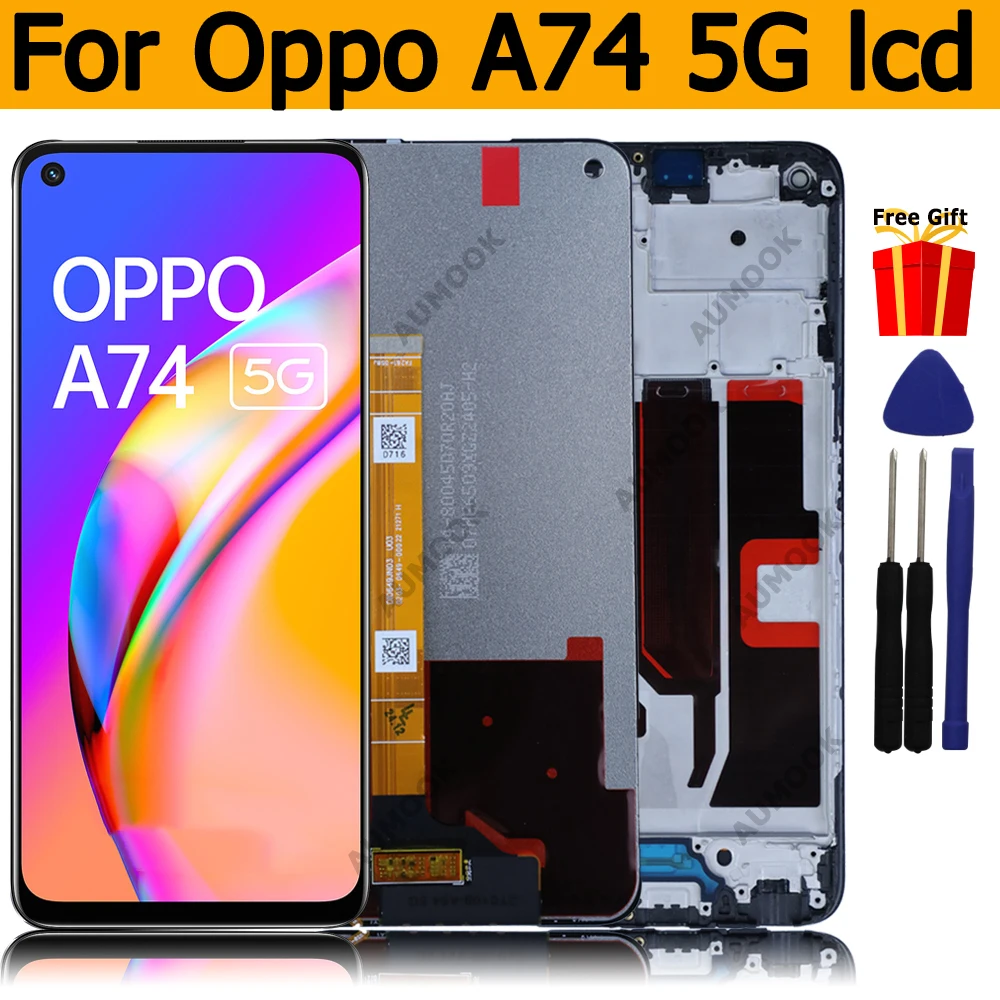 For Oppo A74 5G LCD Display Touch Screen Digitizer Assembly For OPPO ...